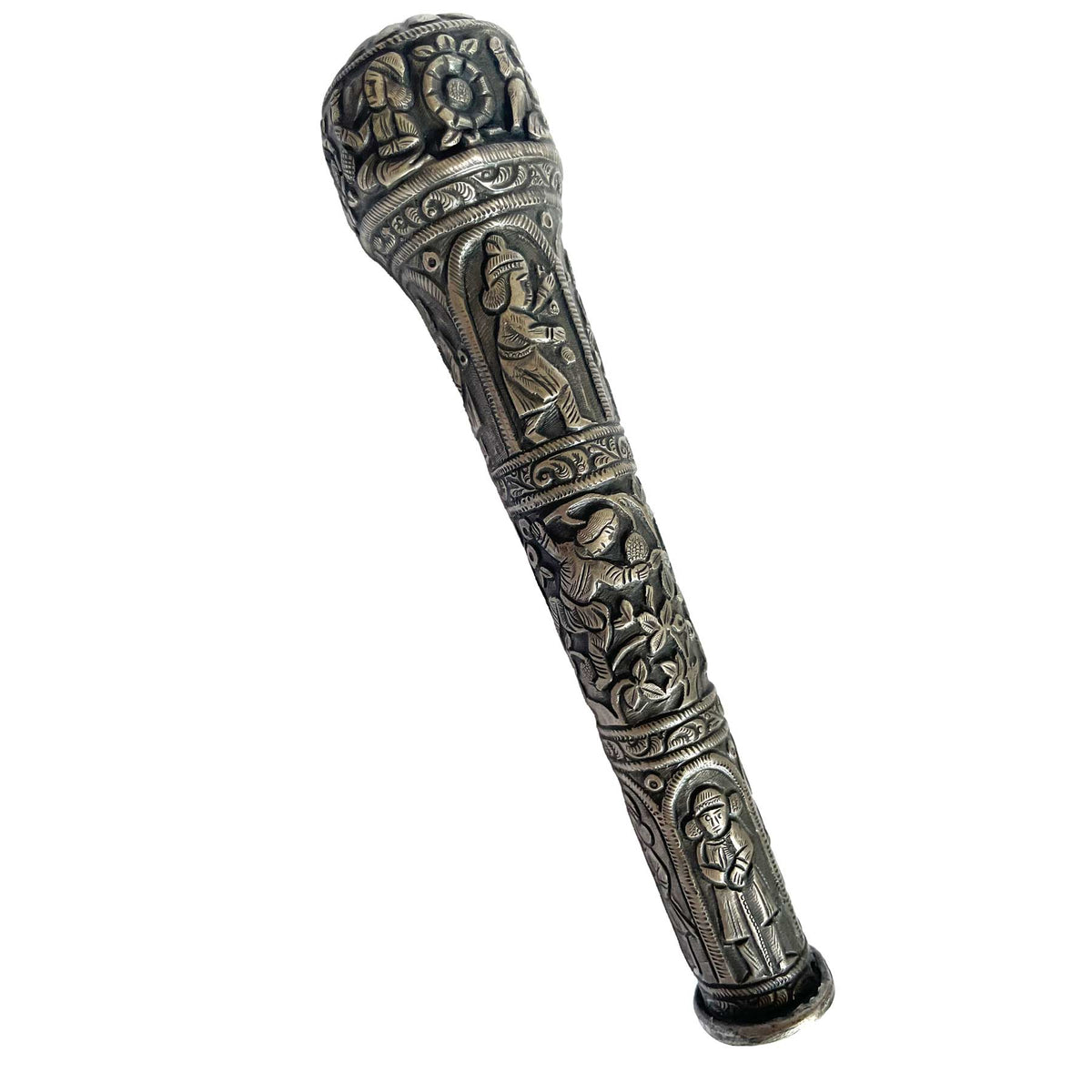 Antique silver walking stick handle – Grande Collector